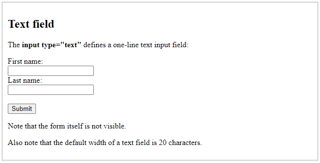 آموزش HTML Input Types | آتریا